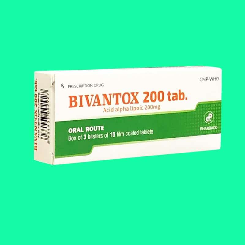 Thuốc Bivantox 200 tab hỗ trợ phòng ngừa và điều trị xơ vữa động mạch