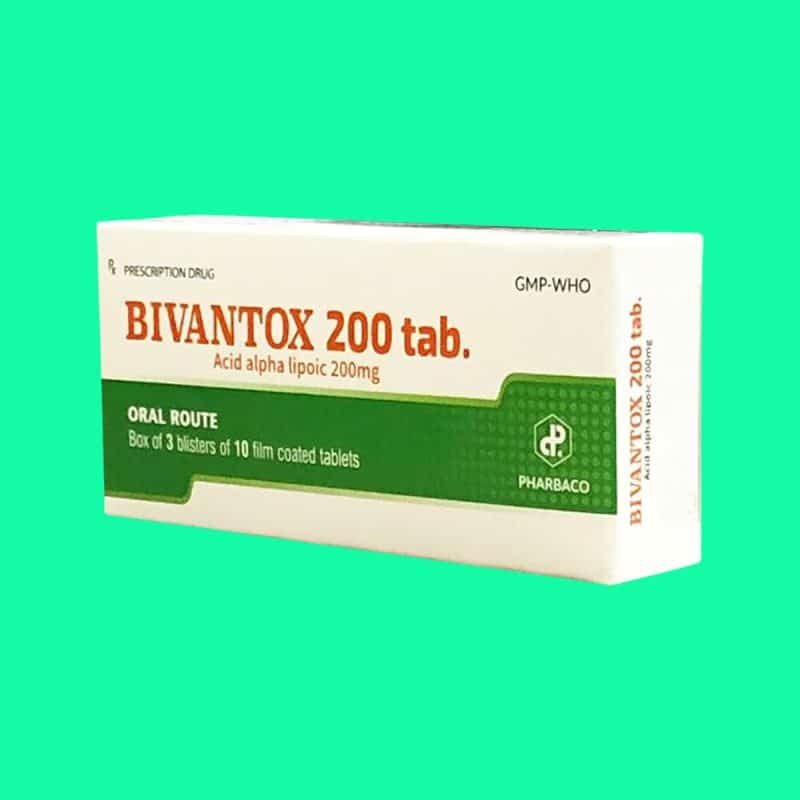 Thuốc Bivantox 200 tab hỗ trợ phòng ngừa và điều trị xơ vữa động mạch
