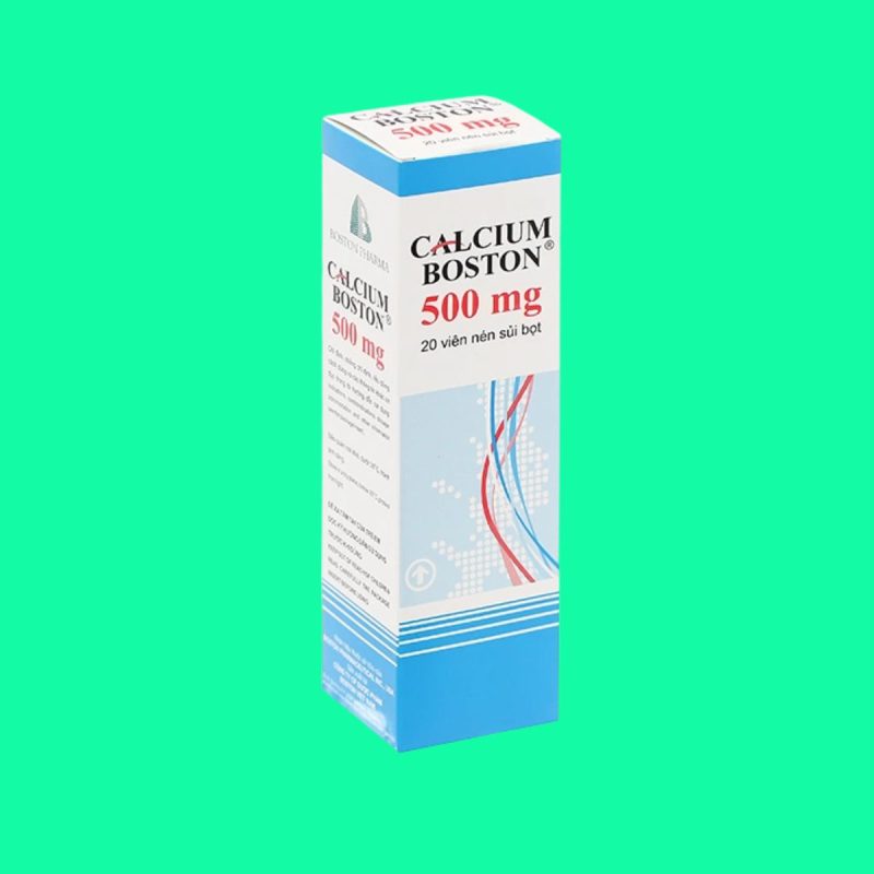 Thuốc Calciumboston 500mg điều trị còi xương và nhuyễn xương