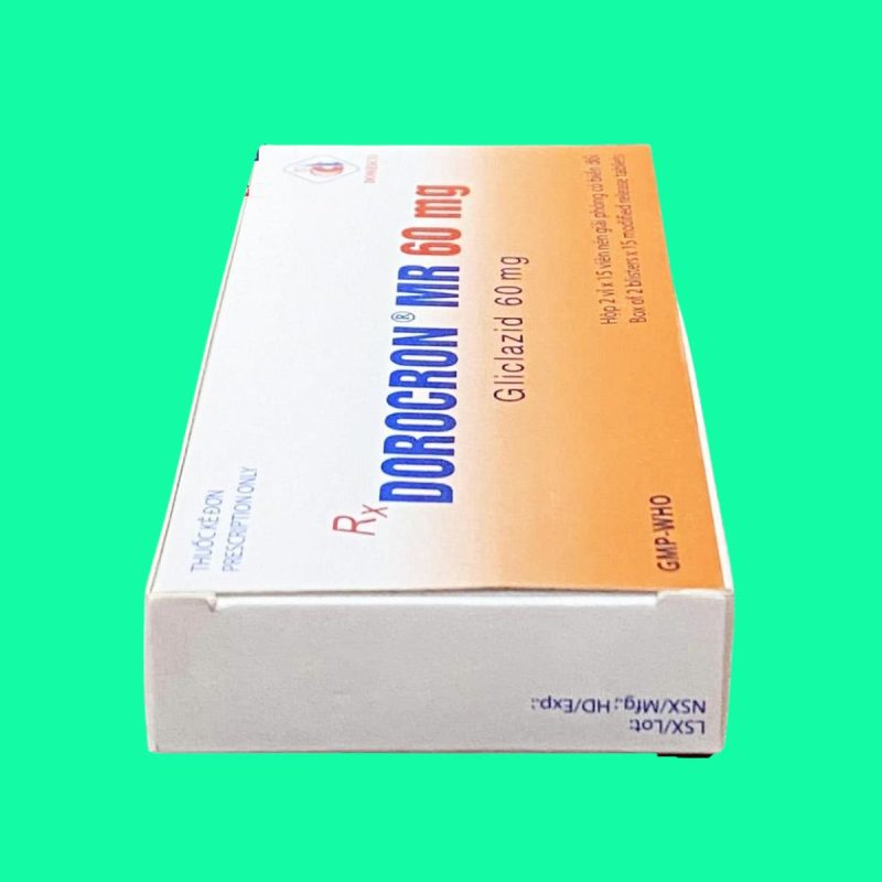 Thuốc Dorocron MR 60mg điều trị cho bệnh nhân đái tháo đường tuyp 2
