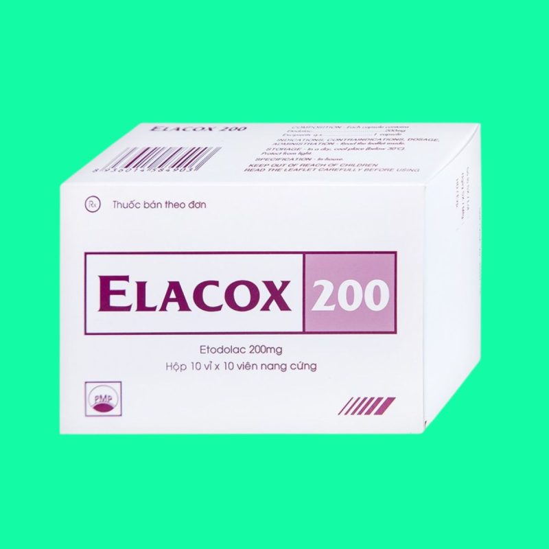 Thuốc Elacox 200 giúp giảm đau cấp tính, điều trị thoái hóa khớp