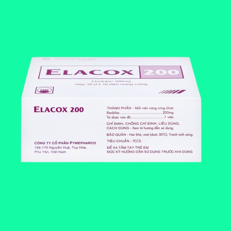 Thuốc Elacox 200 giúp giảm đau cấp tính, điều trị thoái hóa khớp