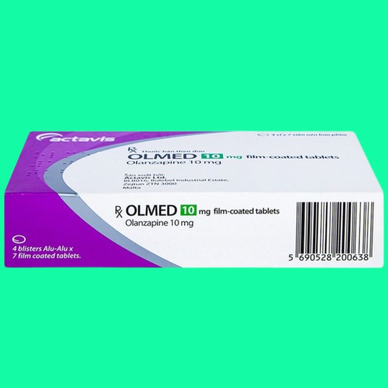 Thuốc Olmed 10mg có tác dụng điều trị rối loạn tâm thần phân liệt