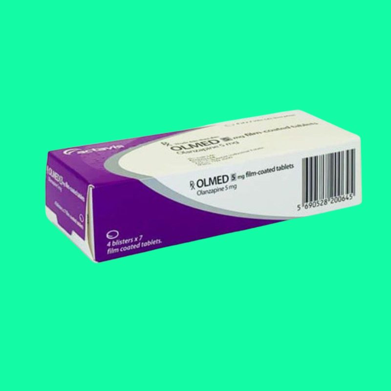 Thuốc Olmed 5mg điều trị chứng tâm thần phân liệt, cơn hưng cảm nặng