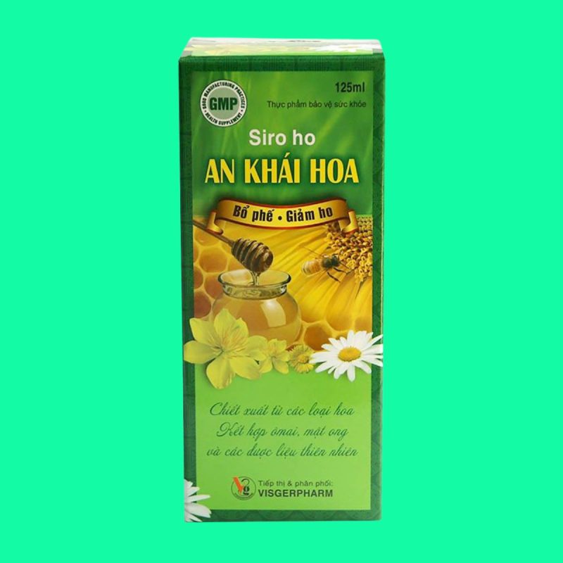 Thuốc Siro ho An Khái Hoa bổ phế, hóa đờm, giảm ho gió, ho khan