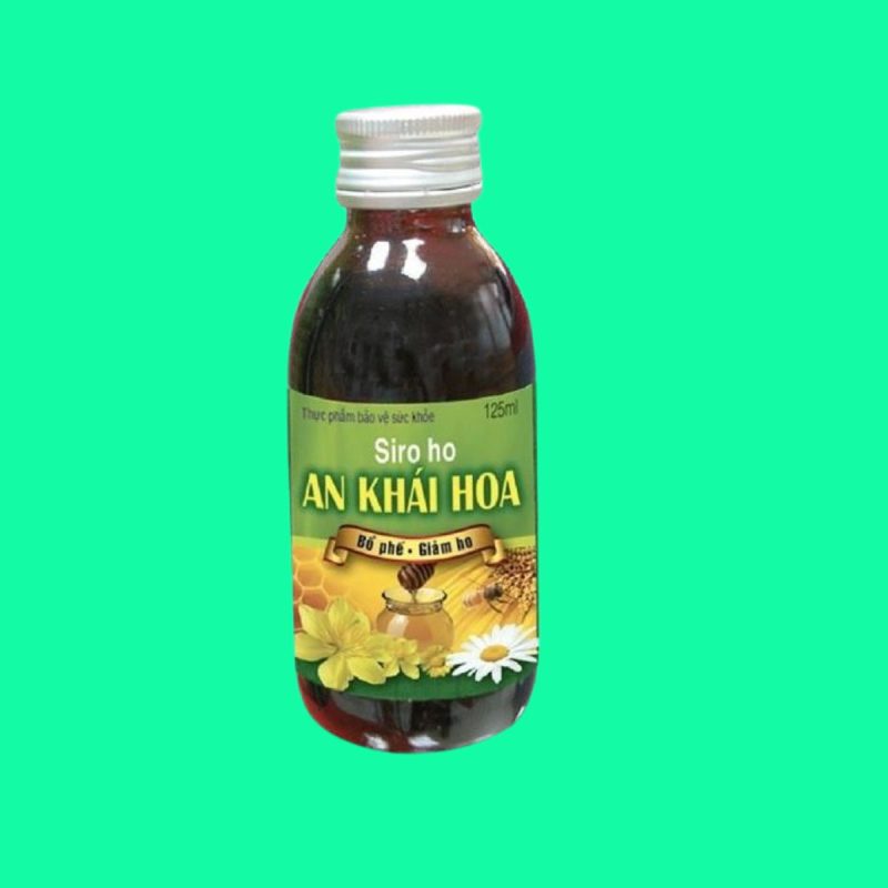 Thuốc Siro ho An Khái Hoa bổ phế, hóa đờm, giảm ho gió, ho khan