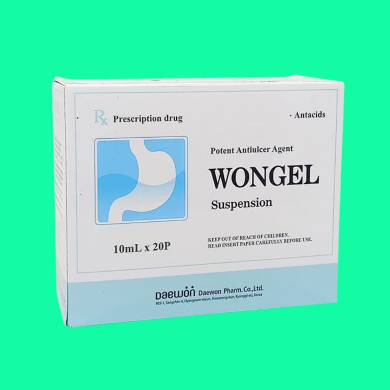 Thuốc Wongel Suspension giảm đau trong viêm loét dạ dày tá tràng