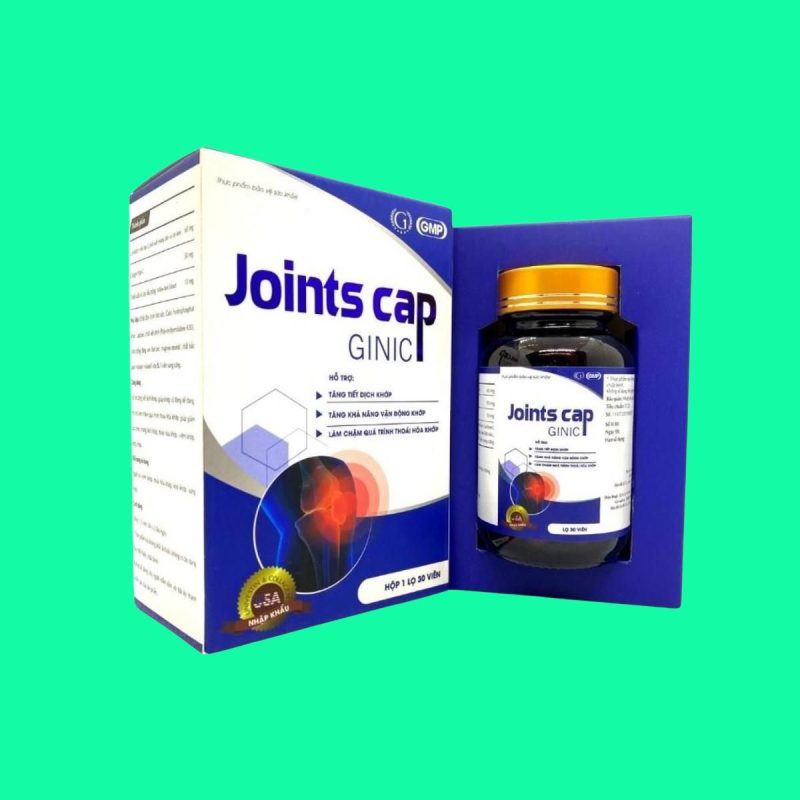 Thuốc Joints Cap Ginic hỗ trợ làm chậm thoái hóa khớp, giảm khô khớp