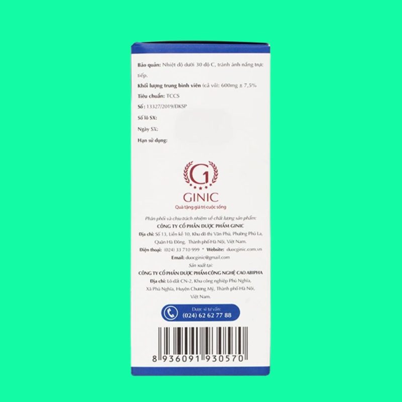 Thuốc Joints Cap Ginic hỗ trợ làm chậm thoái hóa khớp, giảm khô khớp