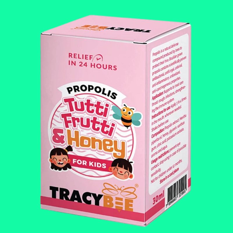 Propolis Tutti Frutti & Honey có tác dụng giảm đau họng, viêm họng