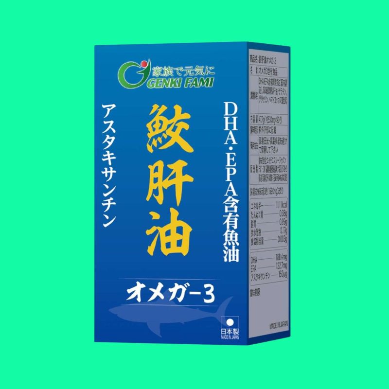 Thuốc Shark Liver Oil Omega-3 giúp giảm nồng độ cholesterol trong máu