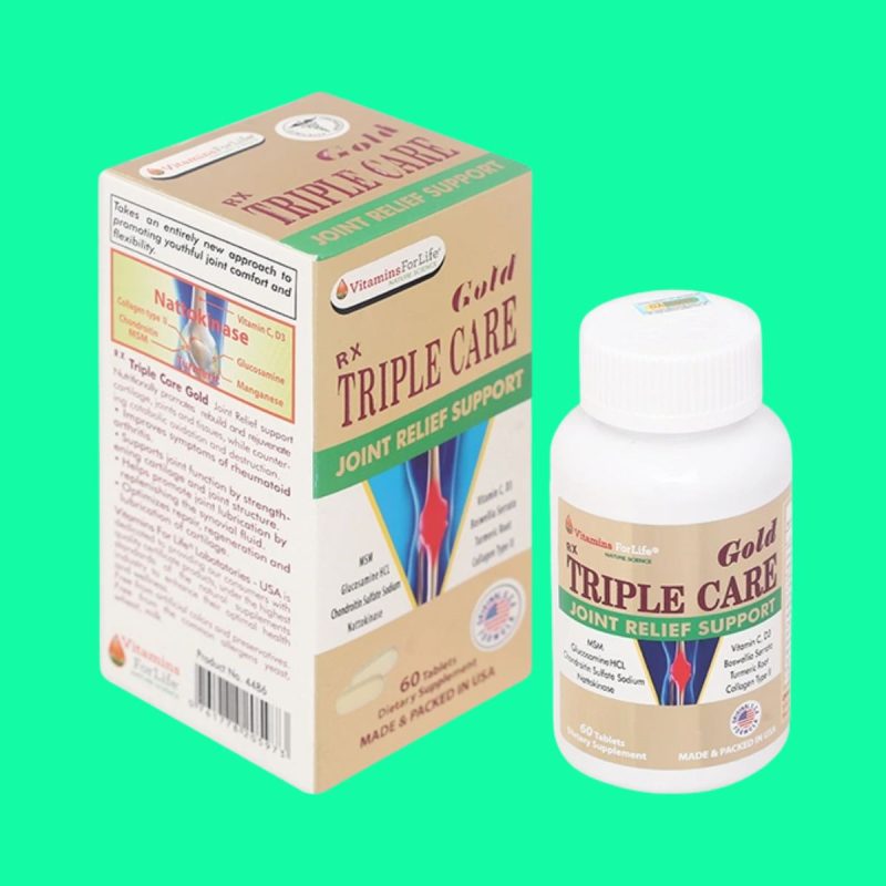 Thuốc Triple Care Gold hỗ trợ cải thiện chức năng gân xương khớp