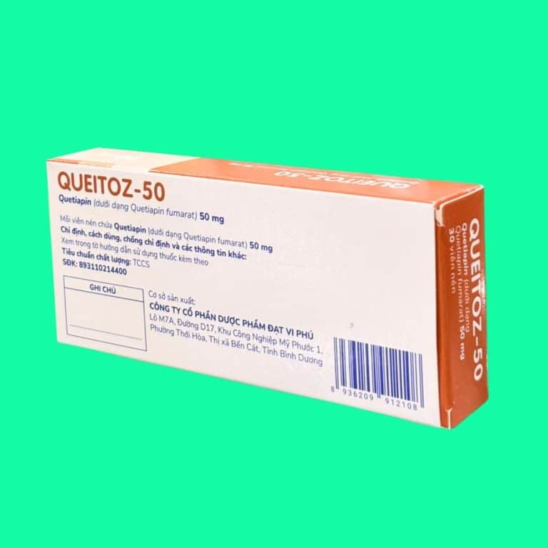 Thuốc Queitoz 50: Điều trị các tình trạng rối loạn lưỡng cực - Dược sĩ ...