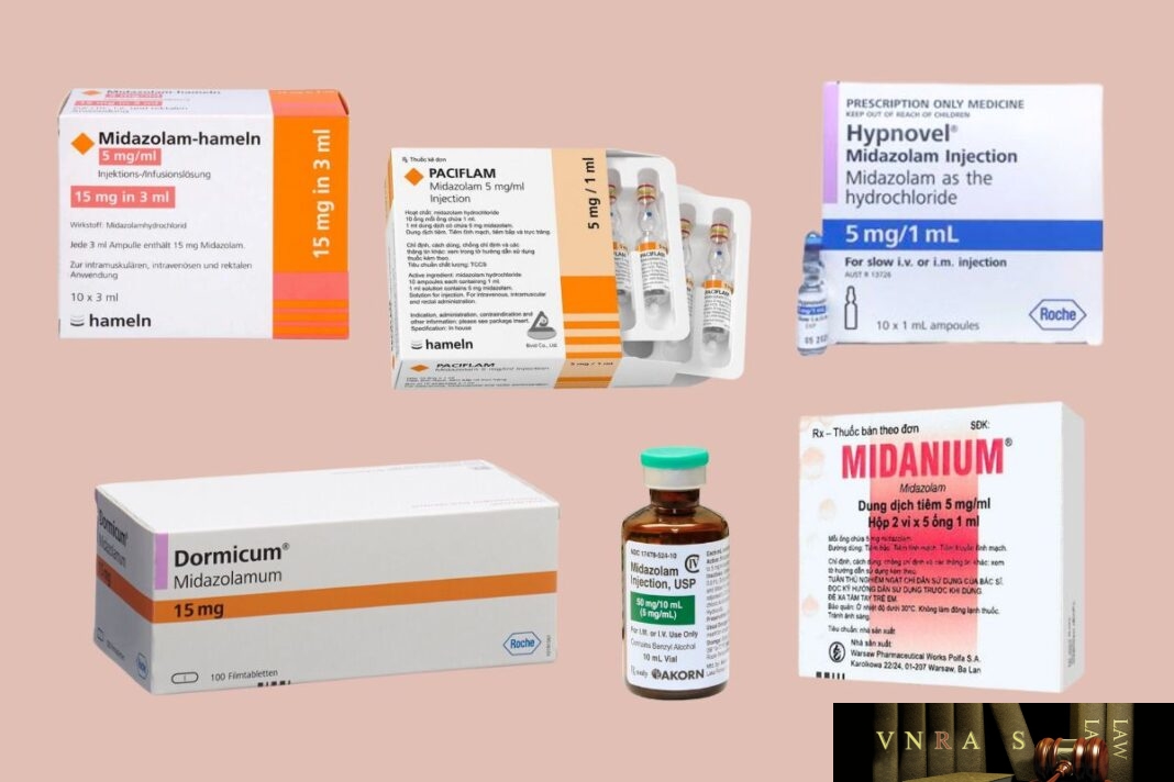 Thông tin về Midazolam - thuốc an thần nhóm Benzodiazepin