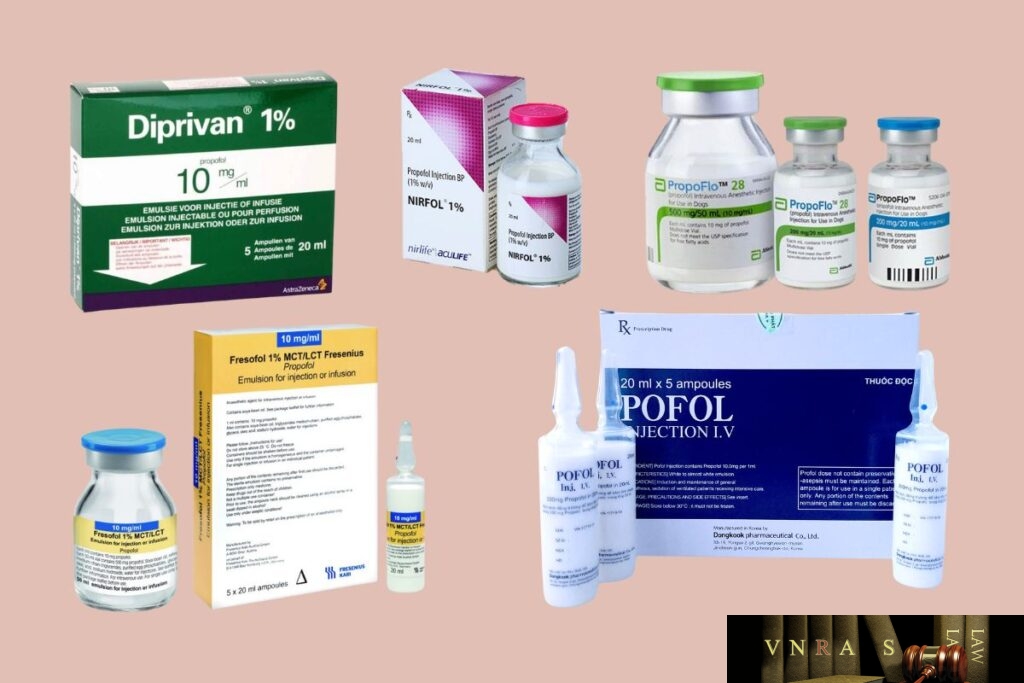 Thông tin thuốc Propofol - thuốc gây mê tĩnh mạch